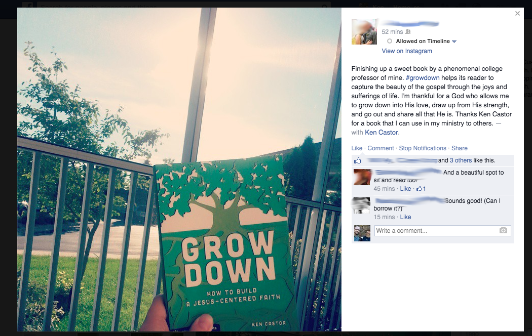 Grow Down FB Screenshot – ken castor